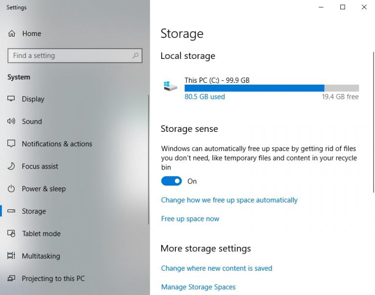 Ways of using drive more efficiently to save disk space in Windows 10 ...
