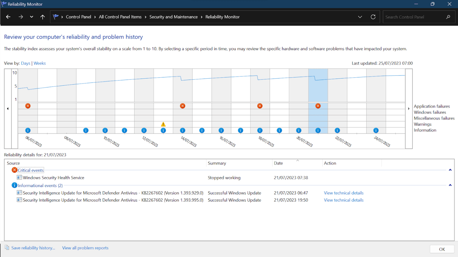 How to View the Reliability History On Windows 10 — Auslogics Blog ...