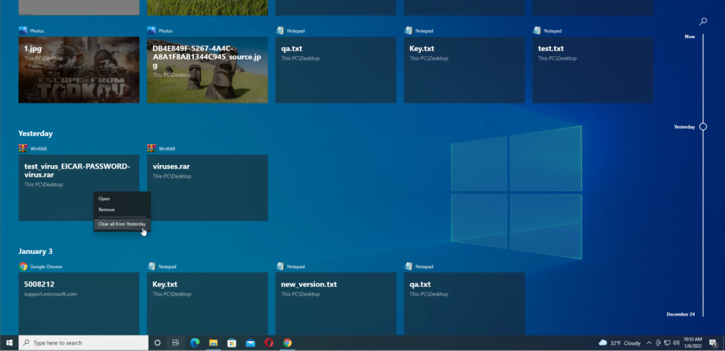 How to manage collecting Activity History in Windows 10? — Auslogics Blog