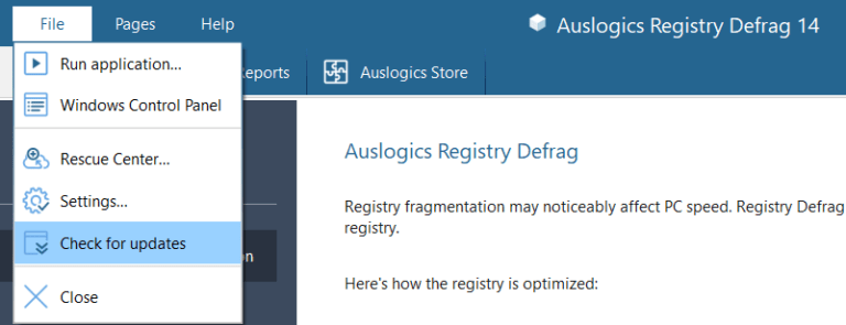 Auslogics Registry Defrag Review — Auslogics Blog