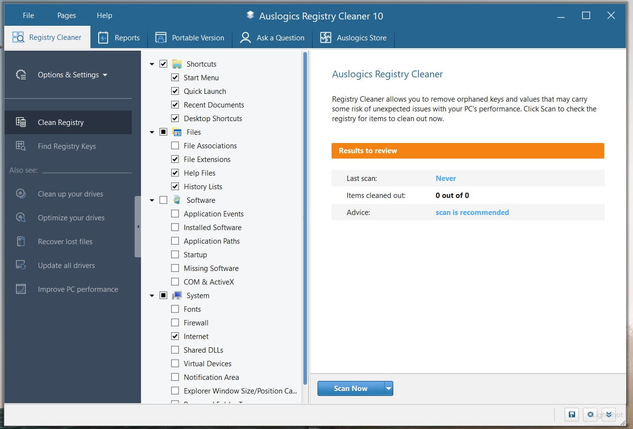 Desktop Icons Registry Cleaner