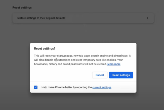 How to Reset the Google Chrome Browser to Its Default Settings ...
