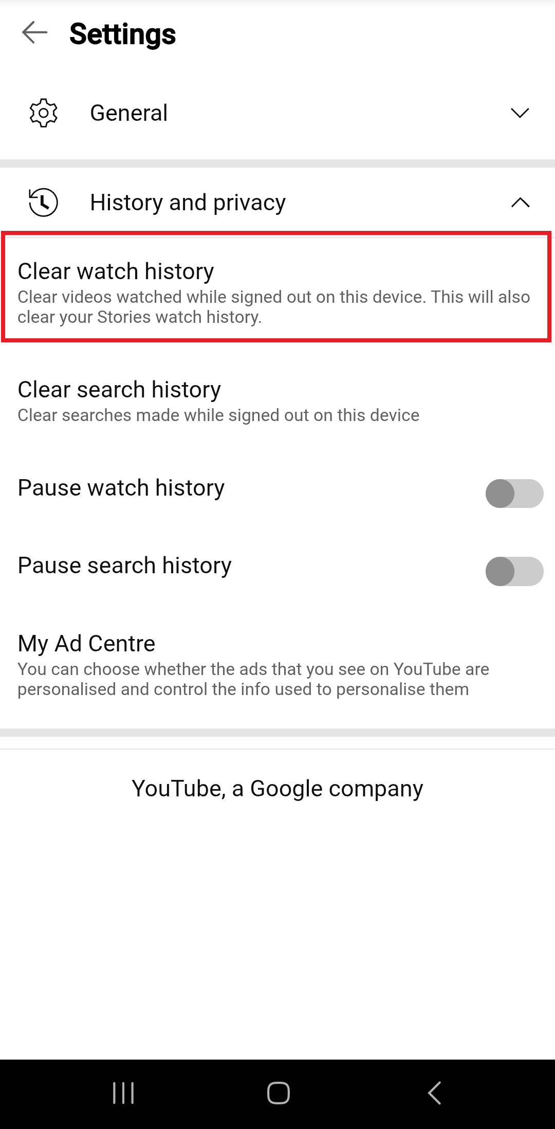 Delete Your Tracks: How to Clear YouTube Search and Watch History on ...